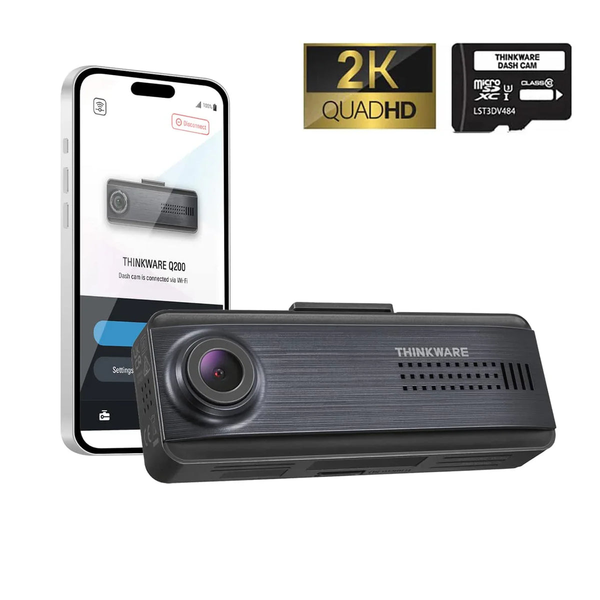 Thinkware Q200 2K QHD Dash Cam — Carcode Secure