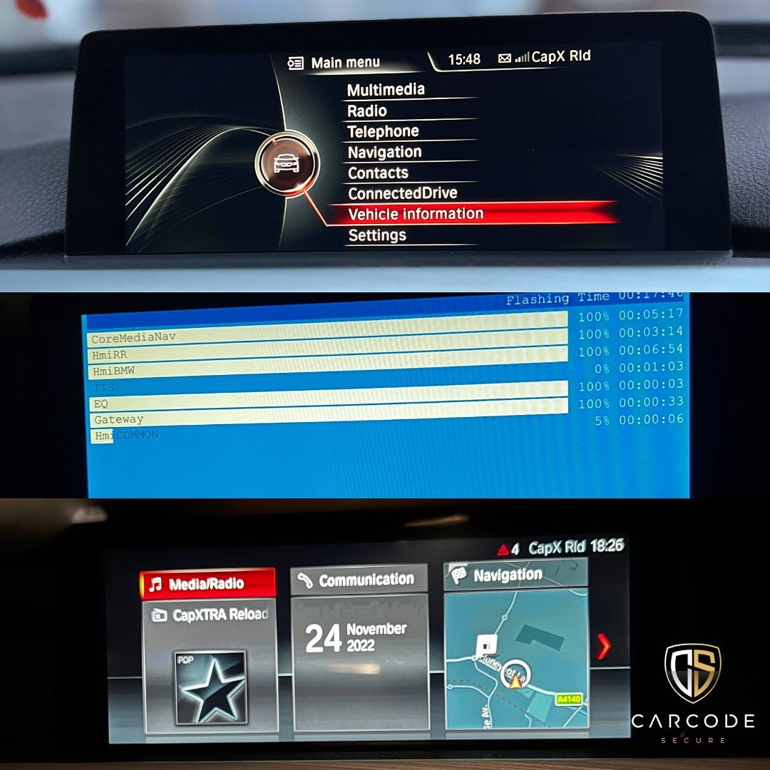 BMW & Mini iDrive 4 -> iDrive 6 Flash — Carcode Secure